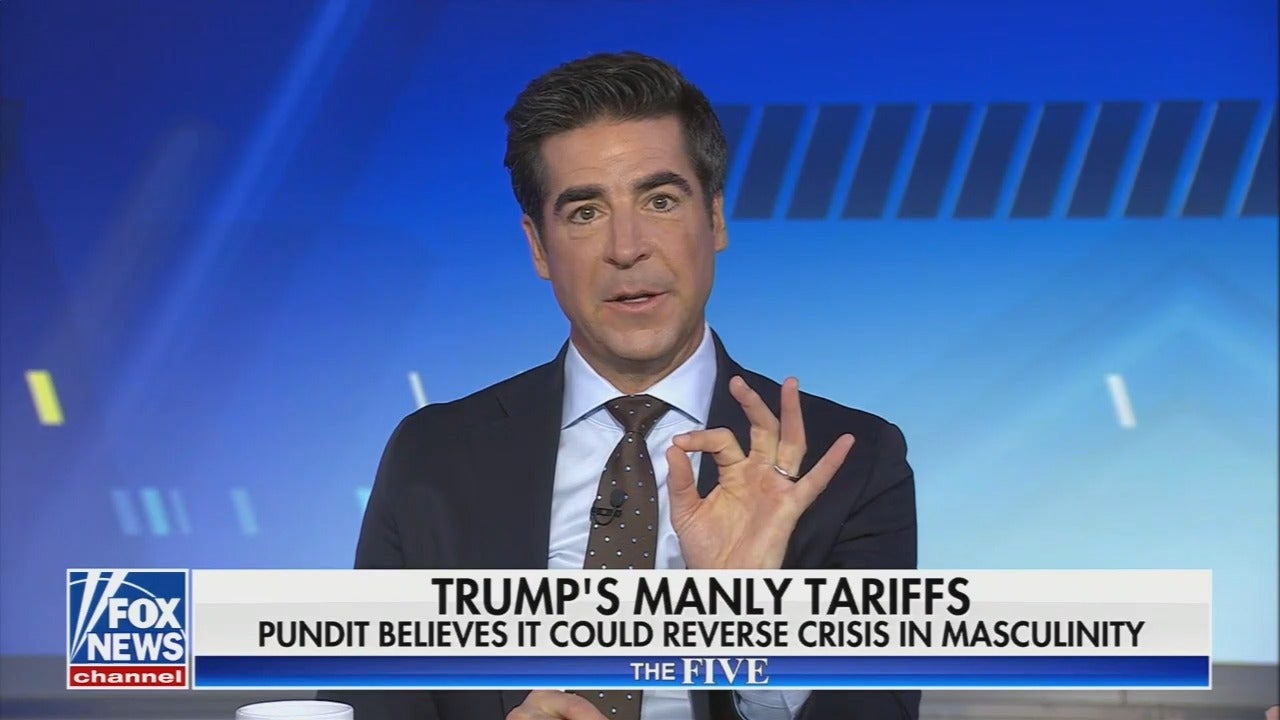 Fox news chyron: "Trump's manly tariffs" | Media Matters for America